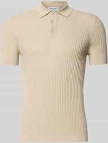 Antony Morato Slim Fit Poloshirt aus Viskose-Mix mit Leinen-Anteil