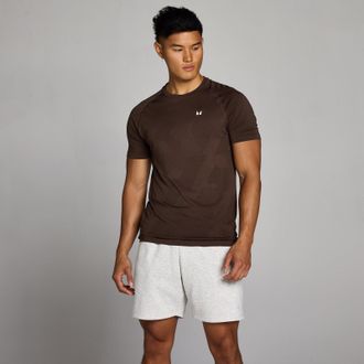 MyProtein T-shirt sans couture MP Tempo Pillar Graphic homme - Cacao - XS