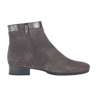 Gabor Elegante Wildleder-Stiefelette - - Shoes - Damen - Grau - 36 EU