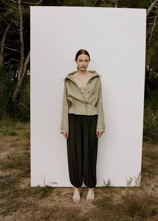 Mango Haremshose mit mittlerem Bund khaki - Damen - XS - MANGO