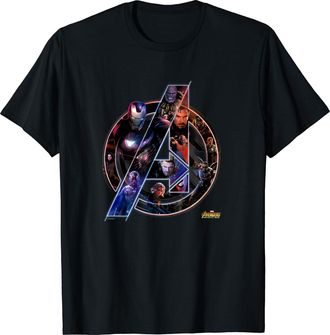 MARVEL Avengers Infinity War Neon Team T-Shirt