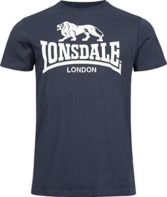 Lonsdale Logo - T-Shirt Sportswear - Homme, Bleu (blau), FR: X-Large (taille fabricant: X-Large)