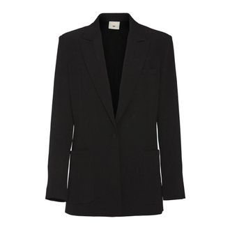 Julie Fagerholt - Heartmade Klassischer Schwarzer Blazer mit V-Ausschnitt - - Jackets - Damen - Schwarzk - M