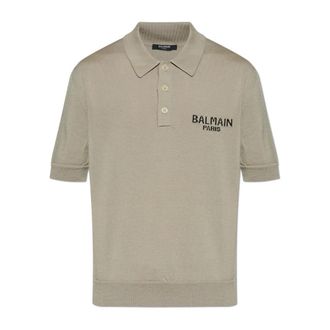 Balmain Woll-Rollkragenpolo - - Knitwear - Herren - Grau - 3XL