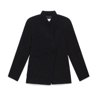Maliparmi Maliparmi - Blazer en Cady Pur - Femme - Vestes - Noir - Taille: 38 FR