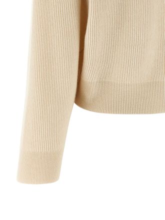 Brunello Cucinelli Virgin Wool Blend Turtleneck - White