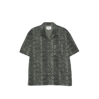 Carhartt Work in Progress Snakeskin-print Short-sleeve Shirt