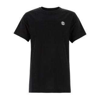 Burberry Homme, Tops, Noir, Taille: XS T-shirt ras du cou en coton