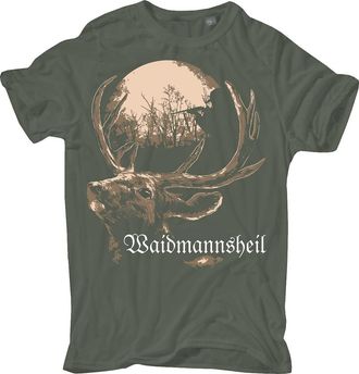 Spass Kostet Herren T-Shirt Waidmannsheil J&auml;ger Spr&uuml;che Motive S bis 5XL