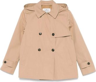 Herno Femme, Manteaux, Brun, Taille: 38 FR Manteau Camel &agrave; Double Boutonnage avec Ceinture aux Poignets