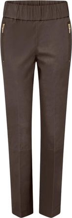 Gustav Cropped Hosen - - Trousers - Damen - Braun - S
