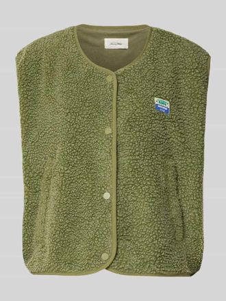 American Vintage Weste mit Rundhalsausschnitt Modell HOKTOWN