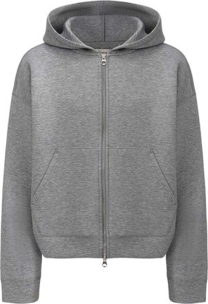 Firetrap Hoodie mit durchgehendem Rei&szlig;verschluss f&uuml;r Herren (Grau)