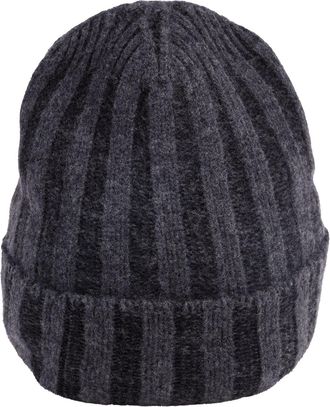 8 by YOOX RECYCLED WOOL KNIT DOUBLE COLOR BEANIE