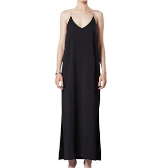 Thom Krom Schwarzes Kleid mit Ketten Details - - Dresses - Damen - Schwarzk - S