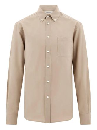 Ferragamo chemise &agrave; poches poitrine - Tons neutres