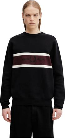 Fred Perry Herren, Strickwaren, Schwarzk, XLGr&ouml;&szlig;e