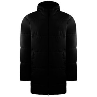 Jack Wolfskin North York Herren Schwarze wattierte Parkajacke