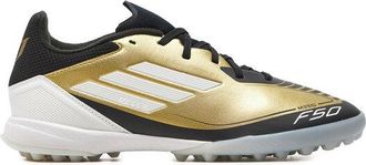 adidas Fu&szlig;ballschuhe F50 League Messi Turf IG9282 Goldfarben