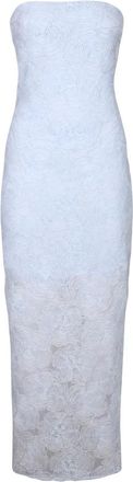 Rotate Rotate Birger Christensen, Femme, Robes, Bleu, Taille: 42 FR Long Mesh Tube Dress