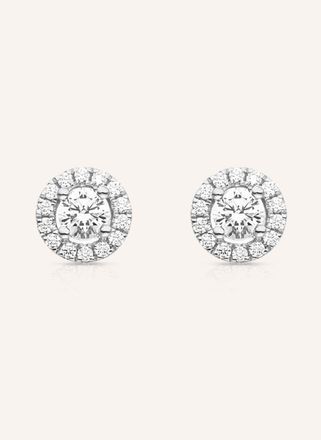 VEYNOU Veynou Ohrstecker Camilla Aus 14 Karat Wei&szlig;gold Und 1,40ct. Lab-Grown Diamanten silber