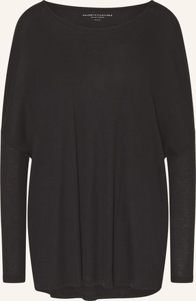 Majestic Filatures Majestic Filatures Oversized-Longsleeve schwarz