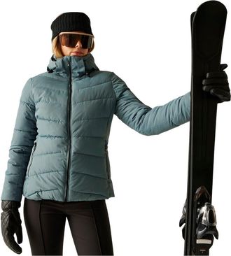 Dare 2B Glacier Skijacke f&uuml;r Damen wasserdichtes und atmungsaktives Gewebe, Farbe:Element Grey, Gr&ouml;&szlig;e:42