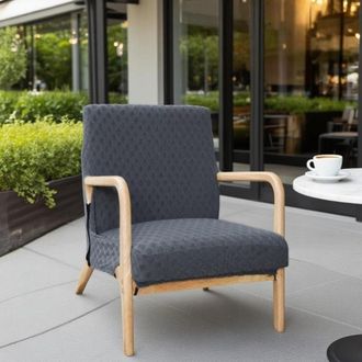 Generic Sesselbezug Stretch Mit Seitlicher Reißverschluss, Hoch Elastischer Waschbarer Sitzbezug Aus Jacquard Oder Einfarbig, Design Für Wohnzimmer, Hotel Und