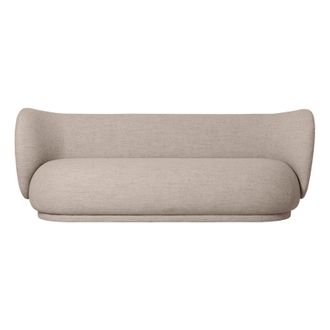 Ferm Living Canap&eacute; 3 places en tissu boucl&eacute; Rico Ferm Living