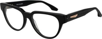 Trussardi Femme, Accessoires, Noir, Taille: ONE Size Elegant Rectangular Lunettes Frame
