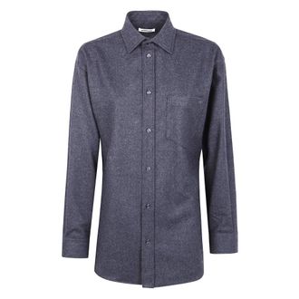 Darkpark Woll-Ma&szlig;hemd - - Blouses & Shirts - Damen - Grau - S