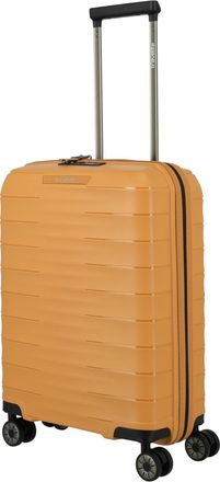 Travelite Handgep&auml;ck Koffer klein, MOOBY S, 55x40x20 cm, 2,3 kg, Kratzfeste Hartschale, mit recyceltem Material, Leichter Trolley mit 4 Doppelrollen, TSA-Schlos