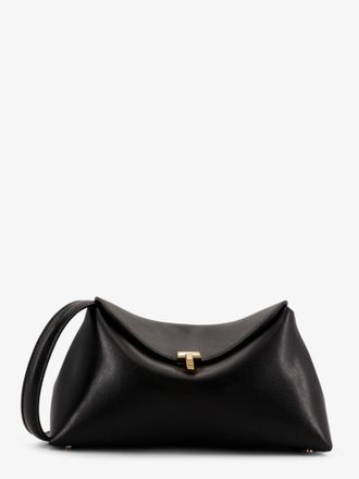 Toteme T-Lock leather clutch - TOTEME - gender_Woman