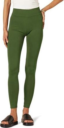 Amazon Essentials Legging en Maille Ponte (grandes tailles disponibles) Femme, Olive Foncé, 6XL Grande taille