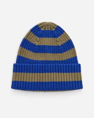 Arket Rippstrickm&uuml;tze -Blau