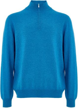 Gran Sasso Homme, Pulls, Bleu, Taille: 3XL Col roul&eacute;s