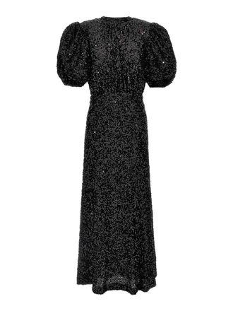 Rotate Maxi Robe - Noir
