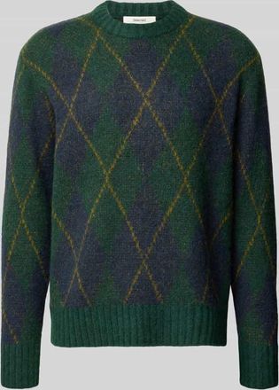 Selected Pullover aus Alpaka mit Rippabschl&uuml;ssen