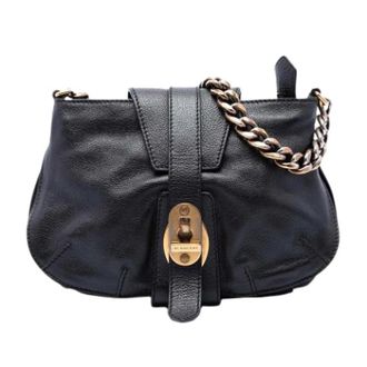 Burberry Sac bandouli&egrave;re vintage doccasion - Femme - Pre-owned - Noir - Taille: ONE Size