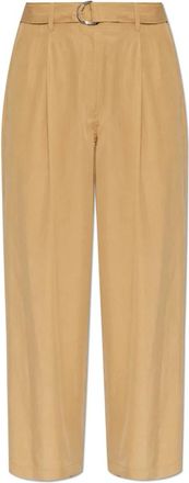 Paul Smith Femme, Pantalons, Beige, Taille: 36 FR Pantalon Pliss&eacute; Ample