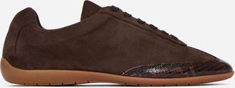 Arket Sneaker Aus Veloursleder -Braun