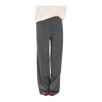 N&deg;21 Femme, Pantalons, Gris, Taille: 44 FR Wide Pantalons