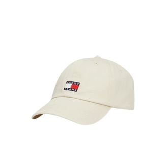 Tommy Jeans Homme, Accessoires, Beige, Taille: ONE Size Casquette Heritage en Coton Biologique