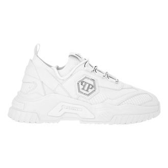 Philipp Plein unisex, Chaussures, Blanc, Taille: 37 EU Predator Low-Top Baskets