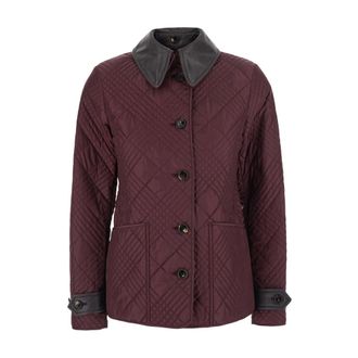 Burberry Femme, Vestes, Rouge, Taille: 40 FR Fernleigh LTH