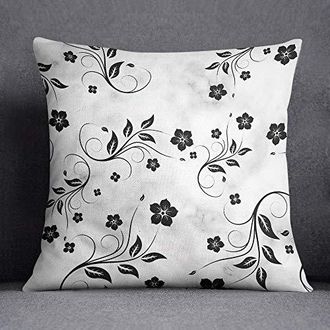 Bonamaison Le Jardin du Lin Kissenhüllen, Cotton, Mehrfarbig, 45x45