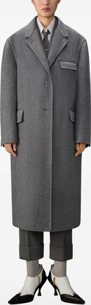 Thom Browne manteau à manches longues - Gris