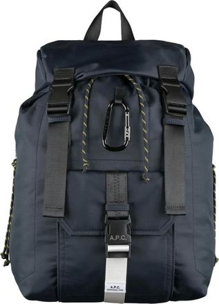 A.P.C. A.p.c., unisex, Sacs, Bleu, Taille: ONE Size Sac &agrave; dos Trek Marine avec D&eacute;tails Logo