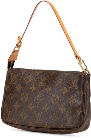 Louis Vuitton Hobo Bags - Monogram Pochette Accessoires - Gr. unisize - in Braun - f&uuml;r Damen