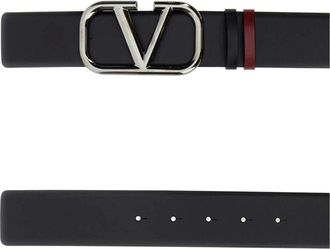 Valentino Garavani Homme, Accessoires, Noir, Taille: 90 CM Ceinture VLogo Signature